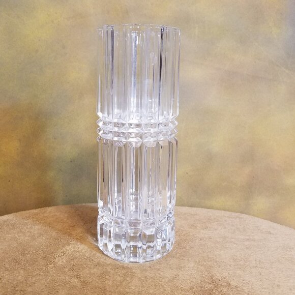 Accents | Vintage Heavy Lead Crystal Vase 3 12 Lbs 8 Inches | Poshmark